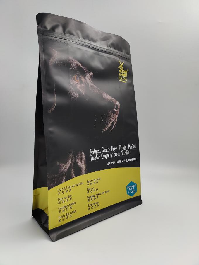 70-200 Microns Side Gusset Dog Food Package packaging For Freshness ...