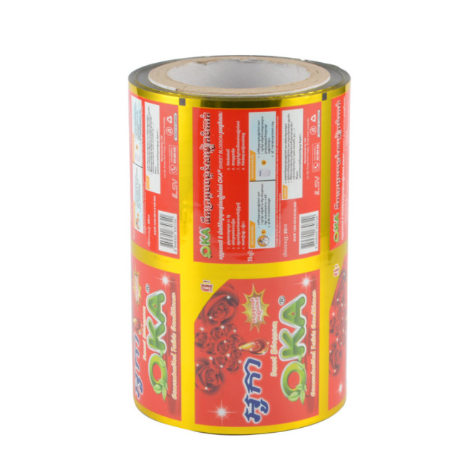 Food Grade Laminated Printed Packaging Rolls 100-300 Mirons With ...